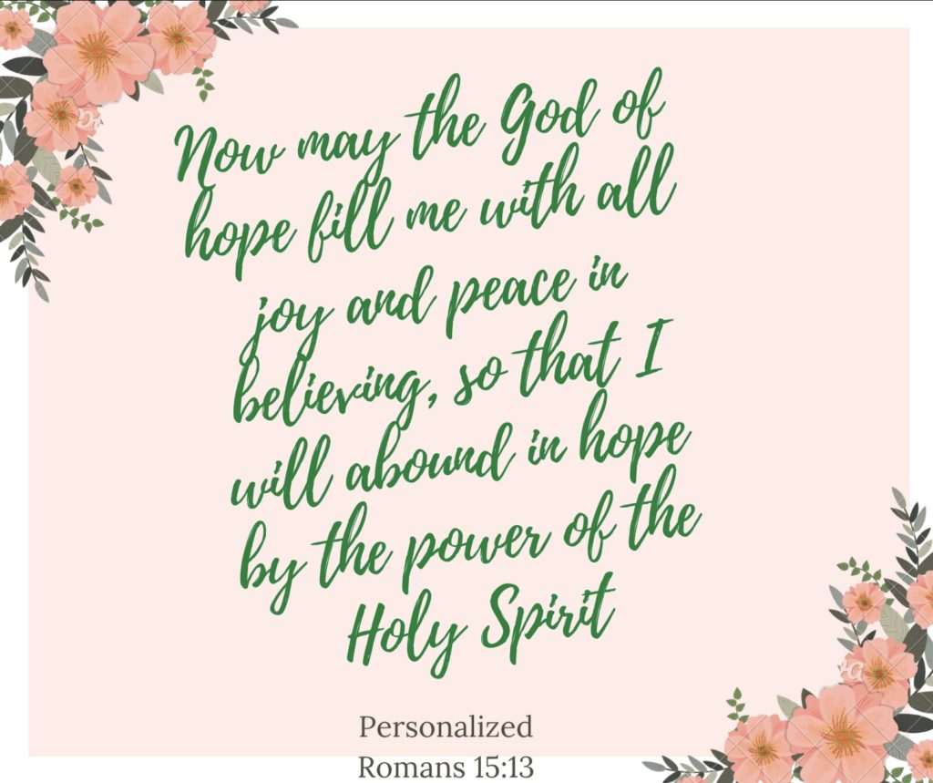 Hope, Peace, Joy